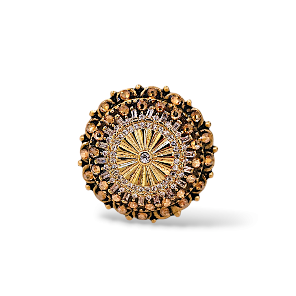 RENEWED GOLD COIN ORNATE RING – Mustard Seed Jewelry